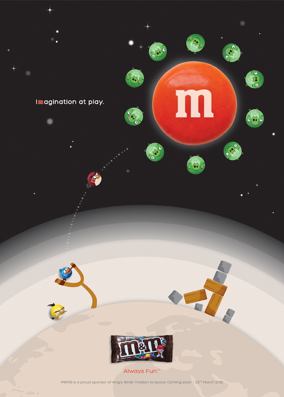 M&Ms - Imagination | Media messages, Print ads, Fun